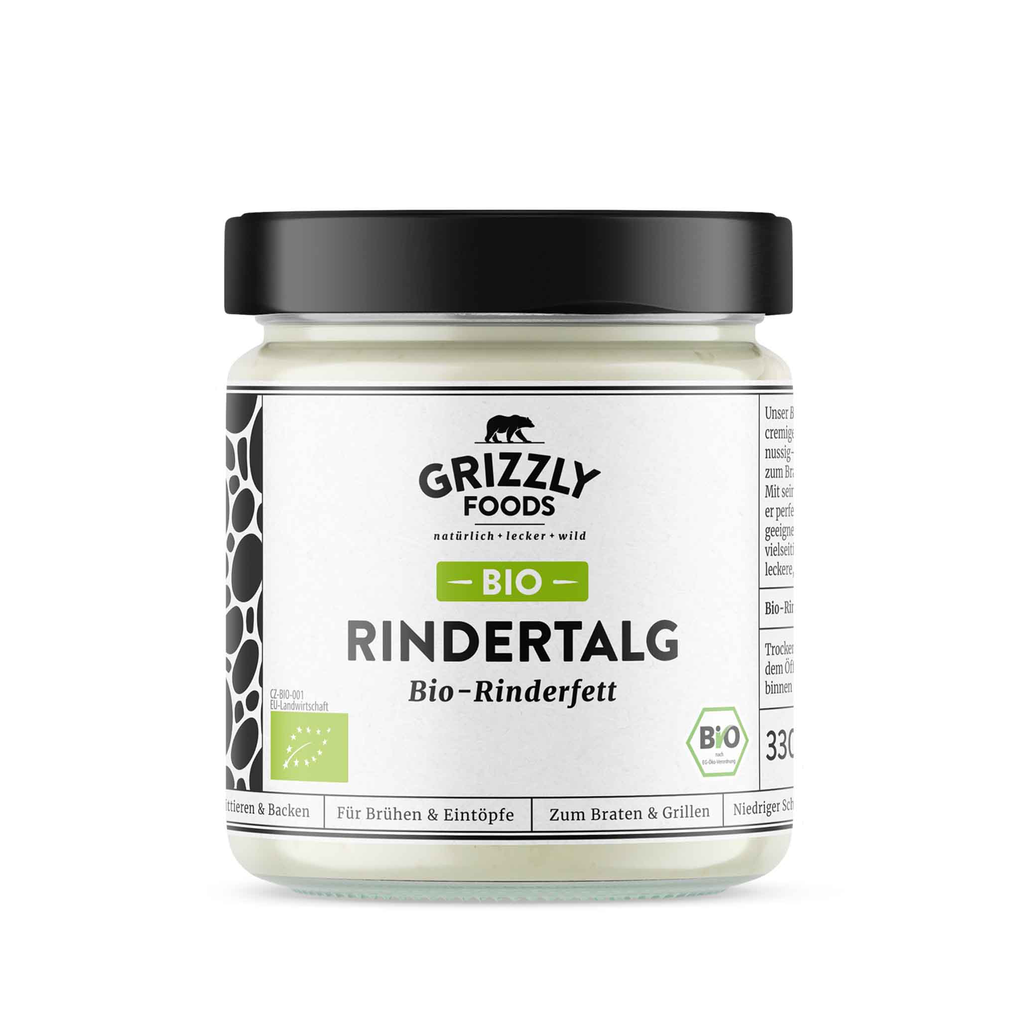 Bio-Rindertalg – vielseitig zum Braten, Backen & Frittieren – Grizzly Foods